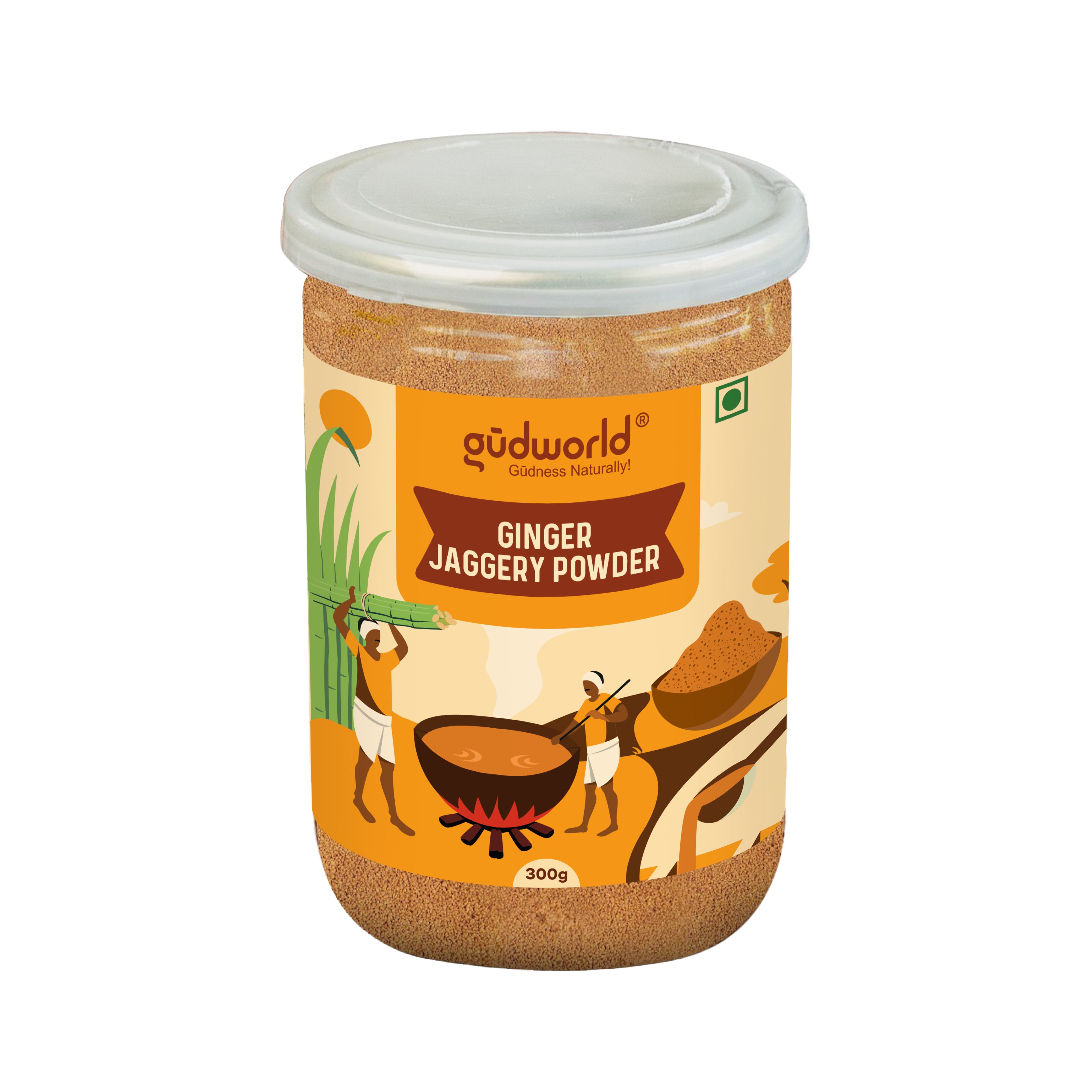 Ginger Jaggery Powder 300g l Jaggery Powder infused with real Ginger ...
