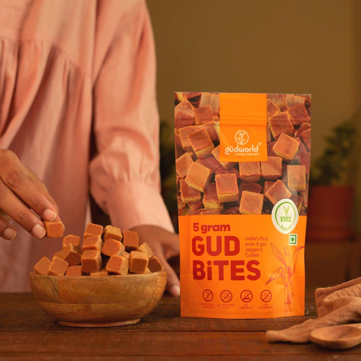 5 gram Jaggery Cubes 250g – gudworld